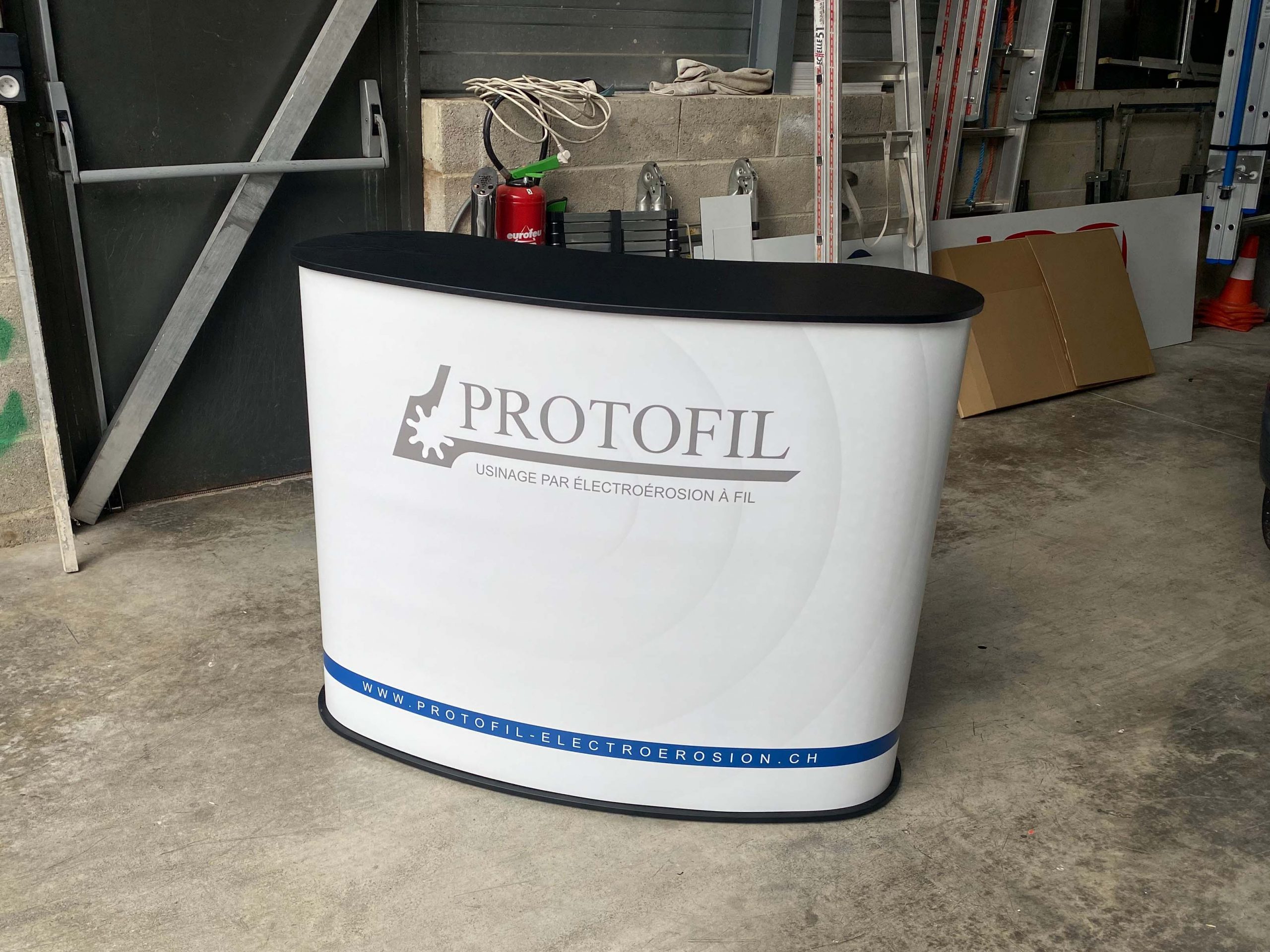 Comptoir - Protofil - Reims Publicité