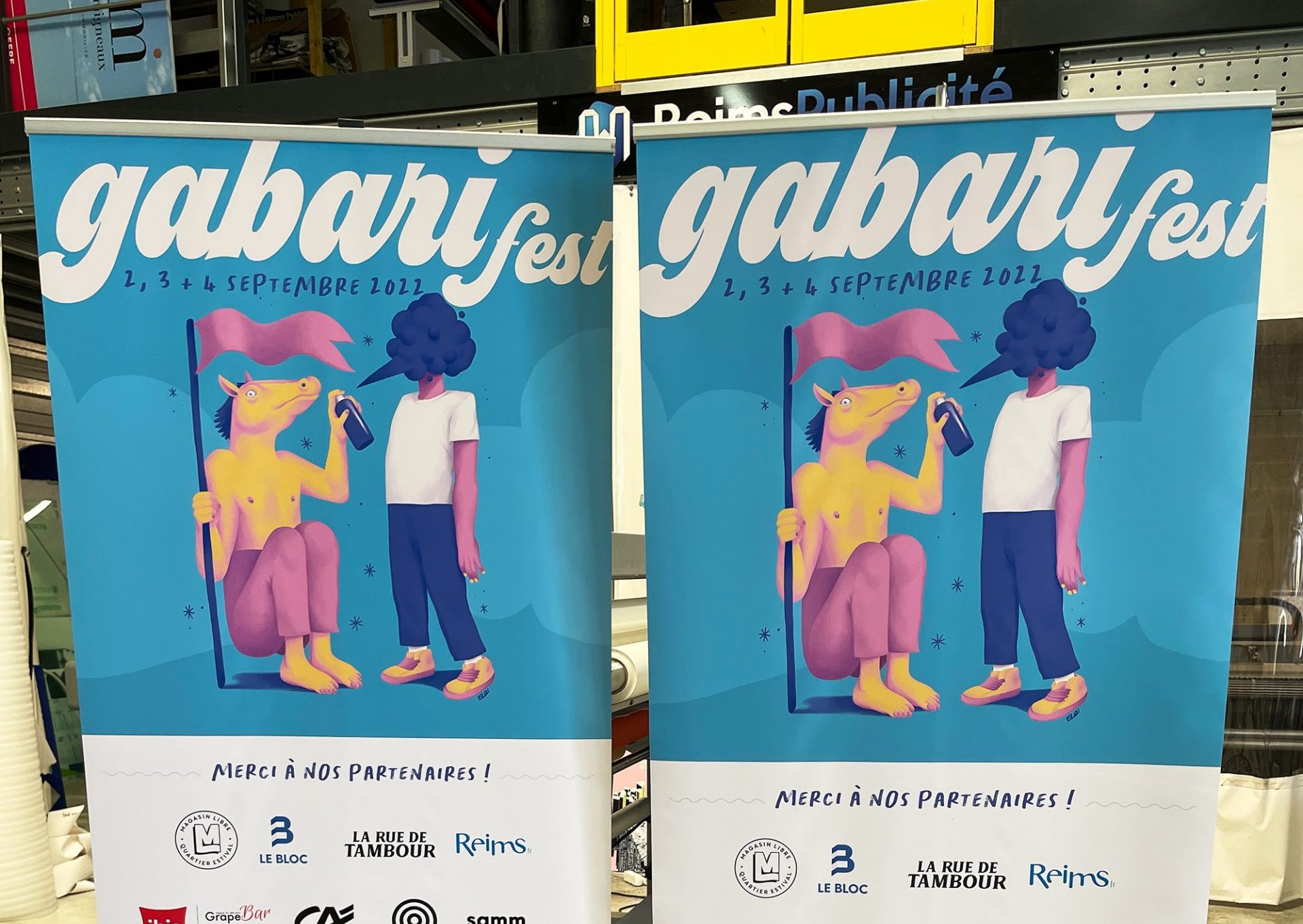 ROLL-UP – GABARI FEST - Reims Publicité