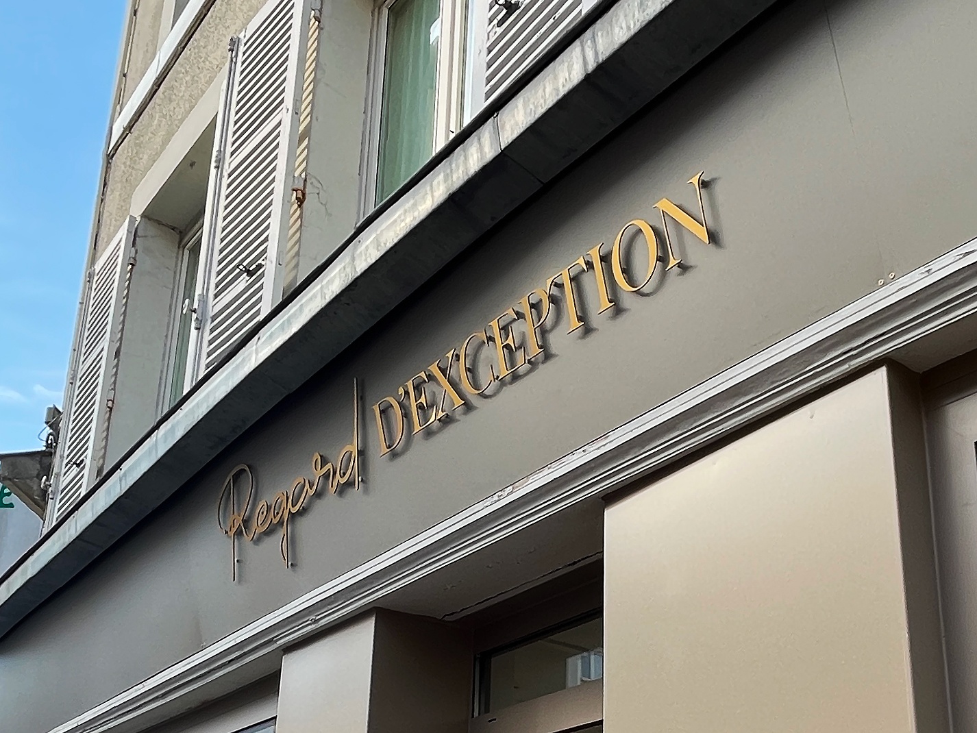 ENSEIGNE – REGARD D’EXCEPTIO - Reims Publicité