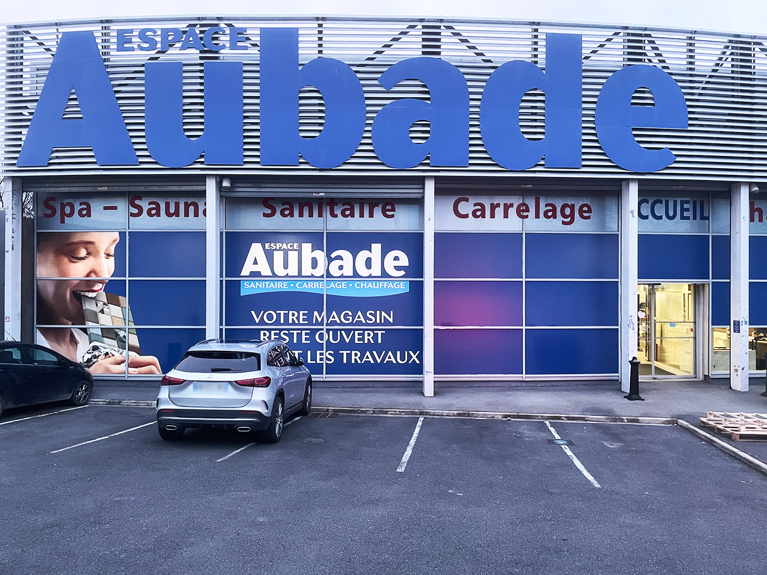 VITROPHANIE - AUBADE SOMATEM - Reims Publicité