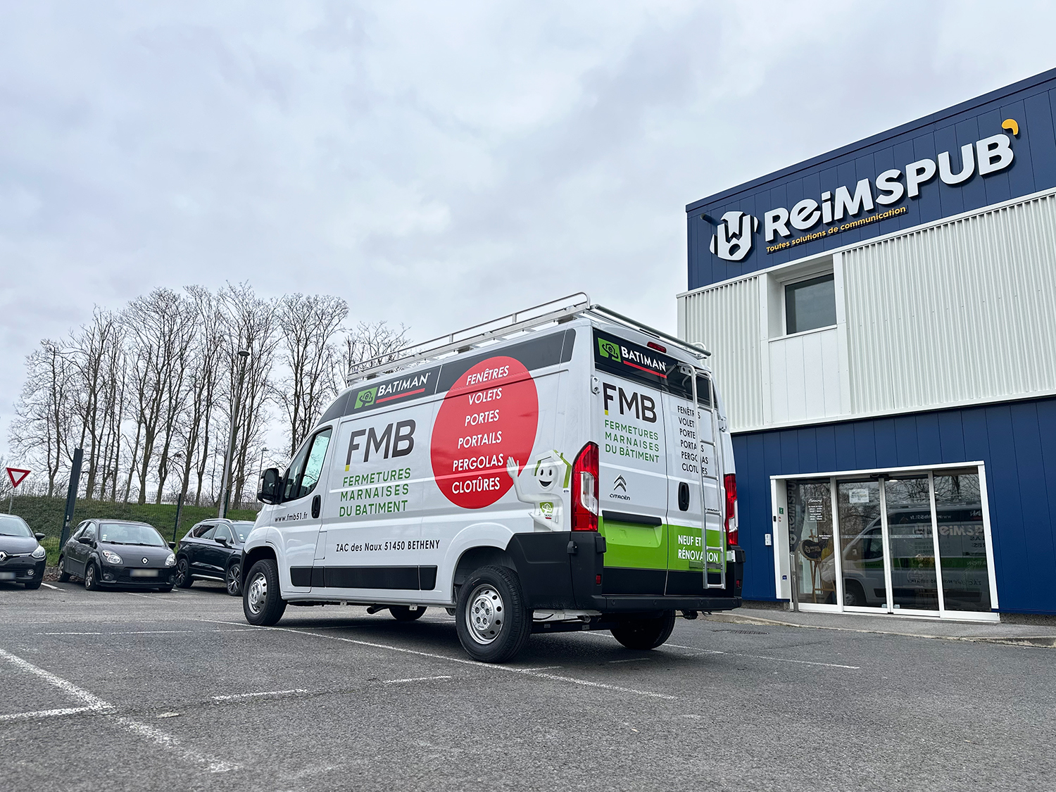 MARQUAGE VÉHICULE - FMB - Reims Publicité