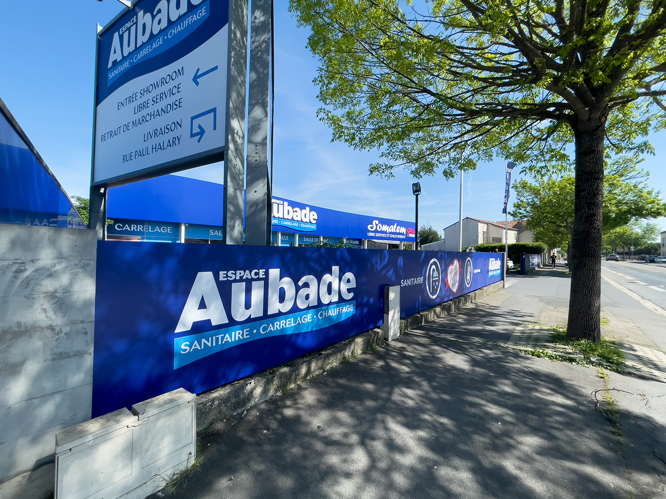 SIGNALÉTIQUE – AUBADE - Reims Publicité